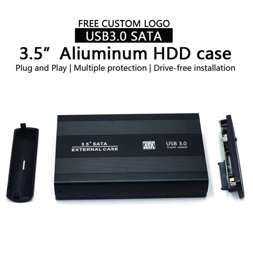 Case 3.5 Para Hd Externo Computador Usb 2.0 Pc Desktop | Shopee Brasil