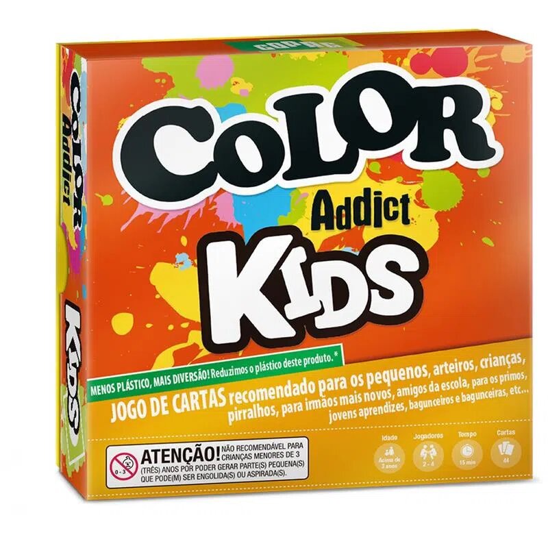 Jogo de Cartas Color Addict Kids Copag | Shopee Brasil