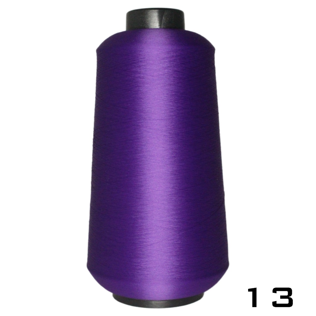 Fio Roxo Para Costura Em Overlock 1 Cone Com 500g Ou 5 De 100g - Cor 13 ...
