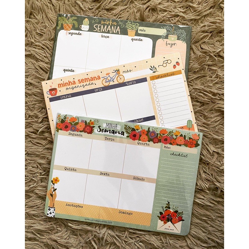 planner semanal | Shopee Brasil