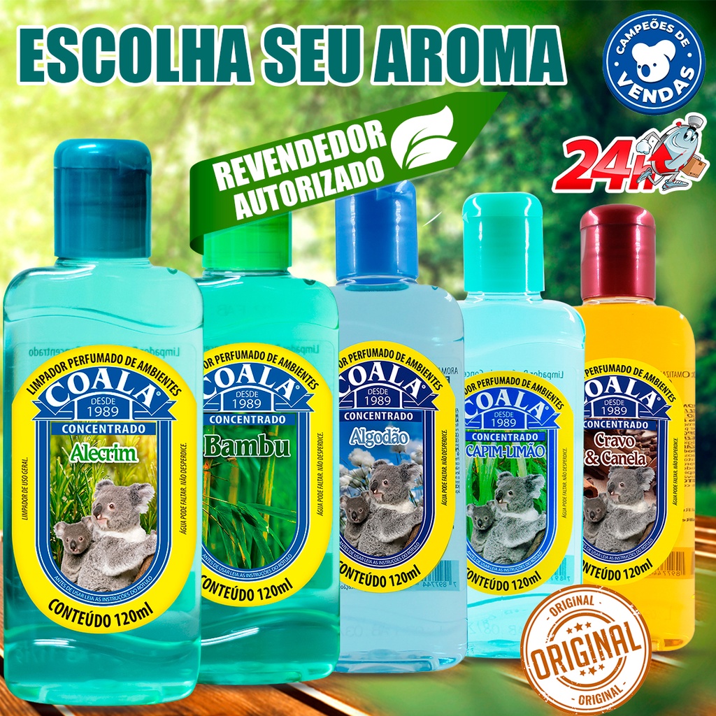 Coala Essência Limpador Perfumado De Ambientes Concentrada Escolha Seu ...