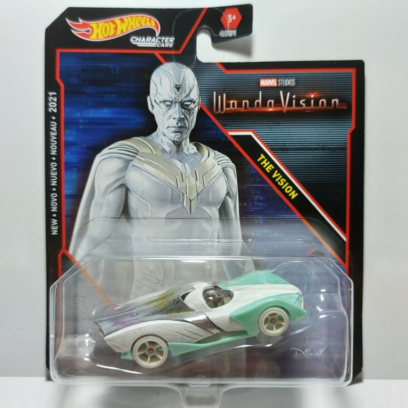 Hot Wheels Character Cars The Vision - Marvel Studios - Miniatura 1/64 ...