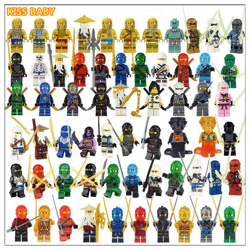 Conjunto Lego Ninjago Minifigures Compatível Ninja Filme Jay Zane Kai ...