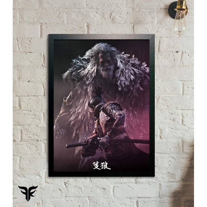 Quadro Sekiro Shadows Die Twice Owl Father Shopee Brasil