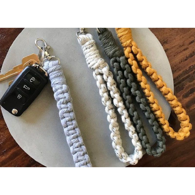 chaveiro de macrame | Shopee Brasil