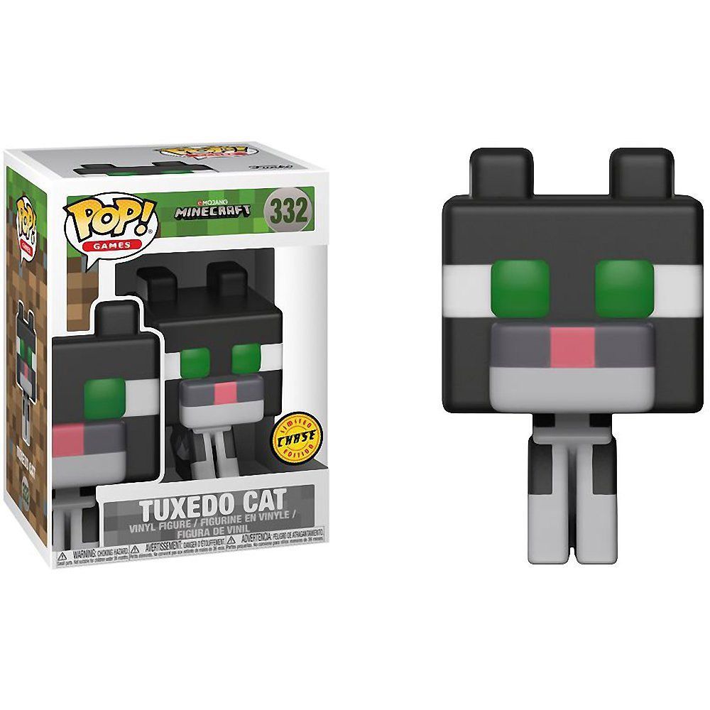 Tuxedo Cat 332 - Funko Pop Chase Minecraft | Shopee Brasil