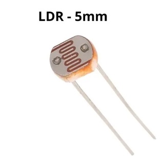 Sensor de Luminosidade LDR Fotoresistor 5mm | Shopee Brasil