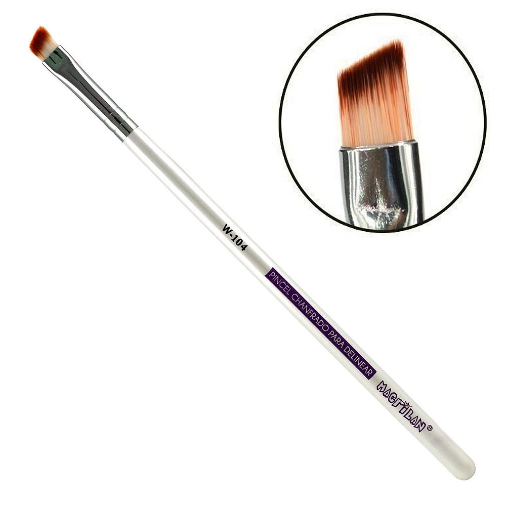 Pincel Chanfrado para Delinear Sobrancelhas Macrilan linha profissional ...