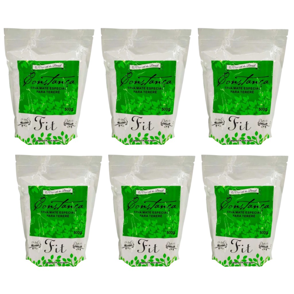 Kit 6 Ervas Mate Tereré Fit 500 Gramas Original - Constança | Shopee Brasil