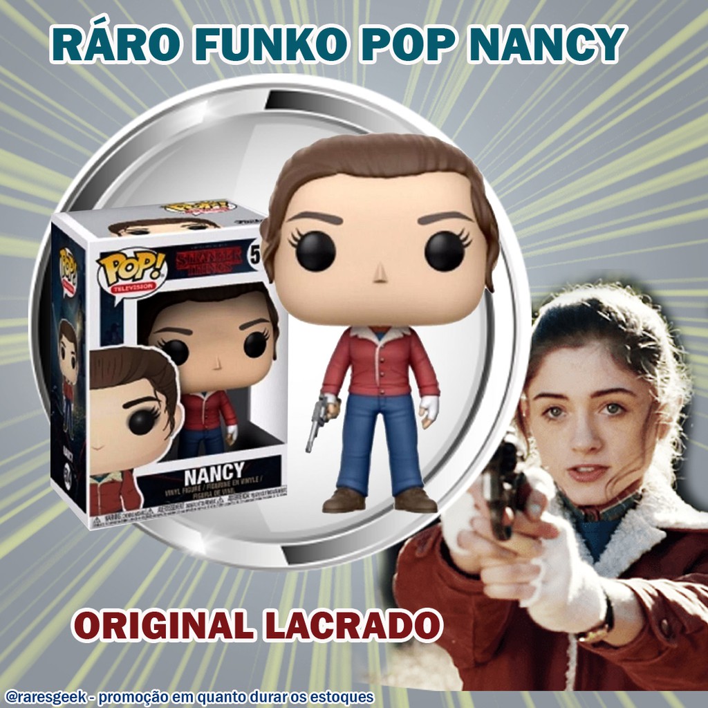 Funko Pop Stranger Things Nancy #514 | Shopee Brasil