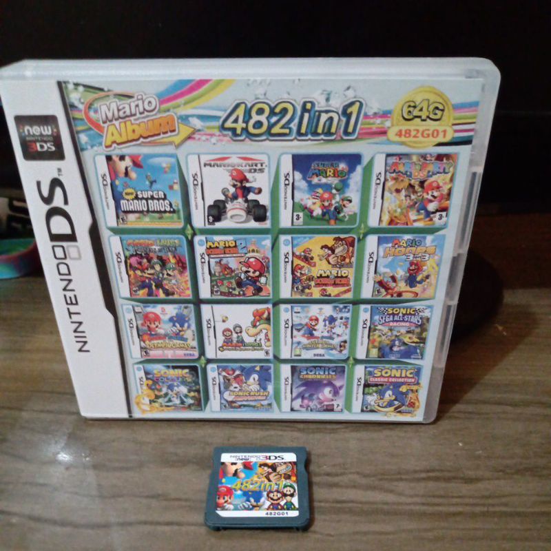 cartucho modificado com mais de 370 jogos Nintendo ds pokémons ...