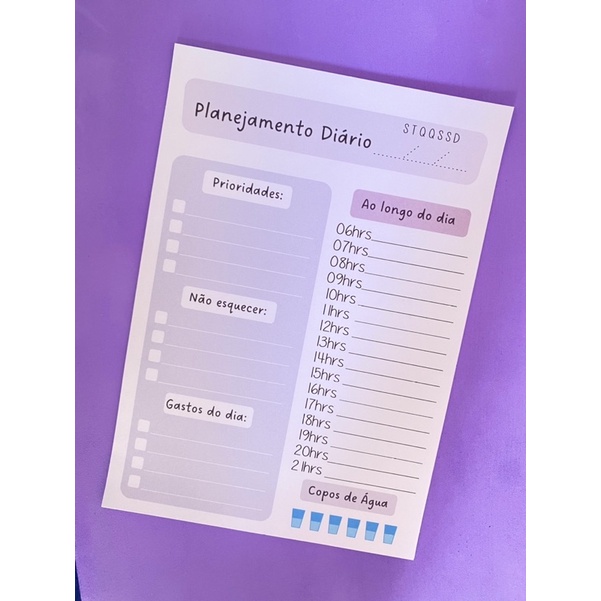 Planner Diário | Shopee Brasil