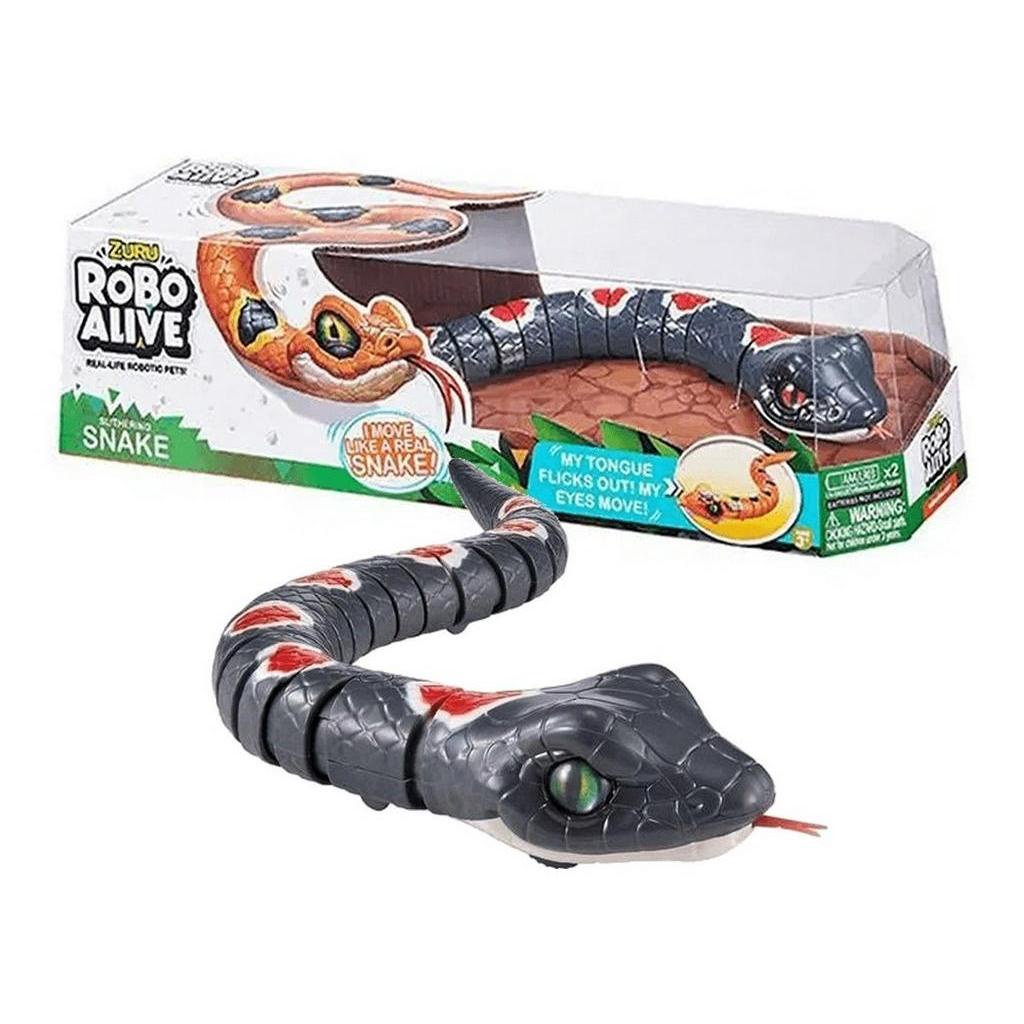 Figura Eletronica Robo Alive Cobra Preta Candide Serpente | Shopee Brasil