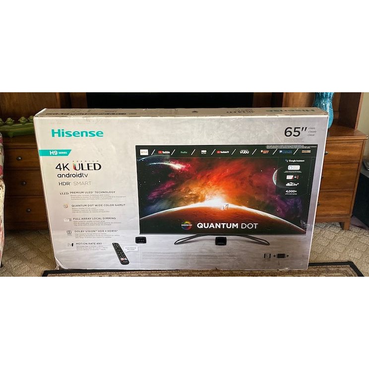 Nova e original TV Hisense de 65 polegadas | Shopee Brasil
