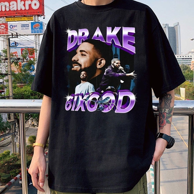 Camiseta Basica Algodao Drake 6IX GOD Scorpion Sound Rapper Americano ...
