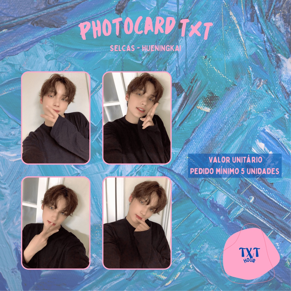 PHOTOCARD TXT (TOMORROW X TOGETHER) SELCAS - HUENINGKAI | kpop card ...