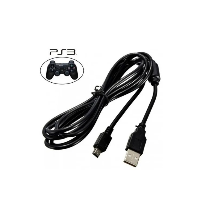 Cabo Mini Usb V3 3 Metros P Ps3 C Filtro Alta Velocidade | Shopee Brasil