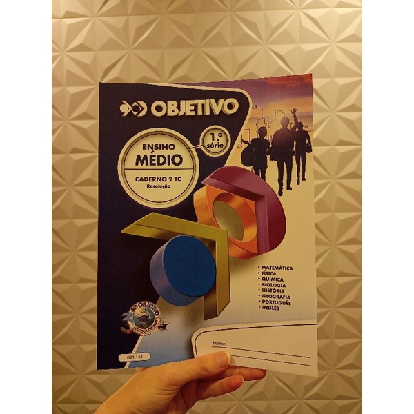 Kit c/3 Apostilas Objetivo 1° Ensino médio Quarto bimestre | Shopee Brasil