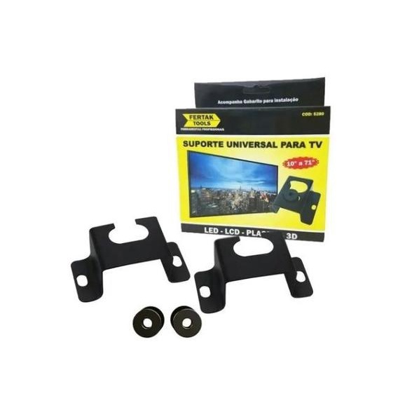 suporte de tv fixo universal 10 a 70 polegadas suporta 80 kg smart tv ...