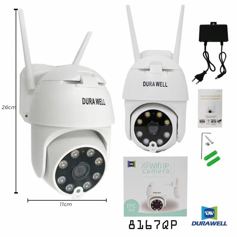 câmera Wi-Fi externa prova d’água | Shopee Brasil