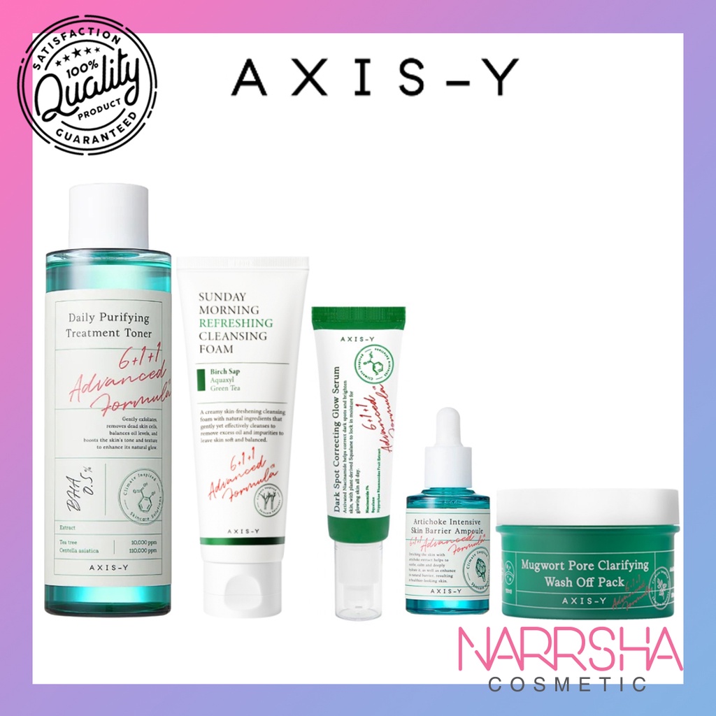 [AXIS-Y] Skin Care Set (Toner - 200ml, Ampoule - 30ml, Serum - 50ml ...