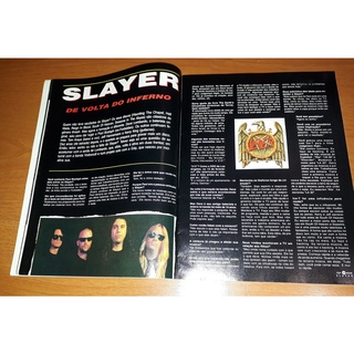 Revista Top Rock 24 Ramones Pantera Megadeth Burzum Mayhem Slayer ...