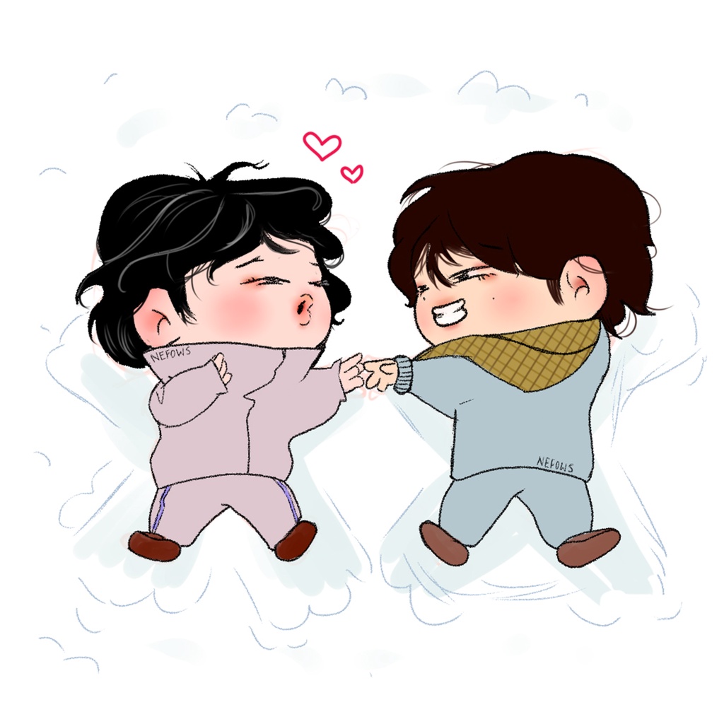 ARTE kpop fanart fofo chibi Bangtan Boys BTS Park Jimin Kim Taehyung ...