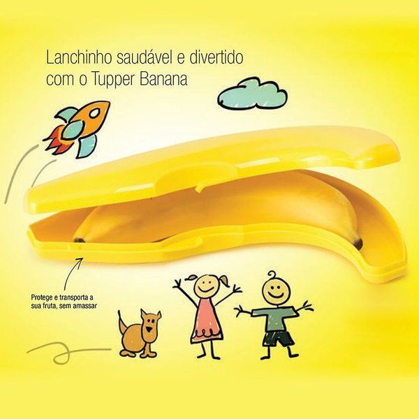 TUPPERWARE PORTA BANANA. | Shopee Brasil