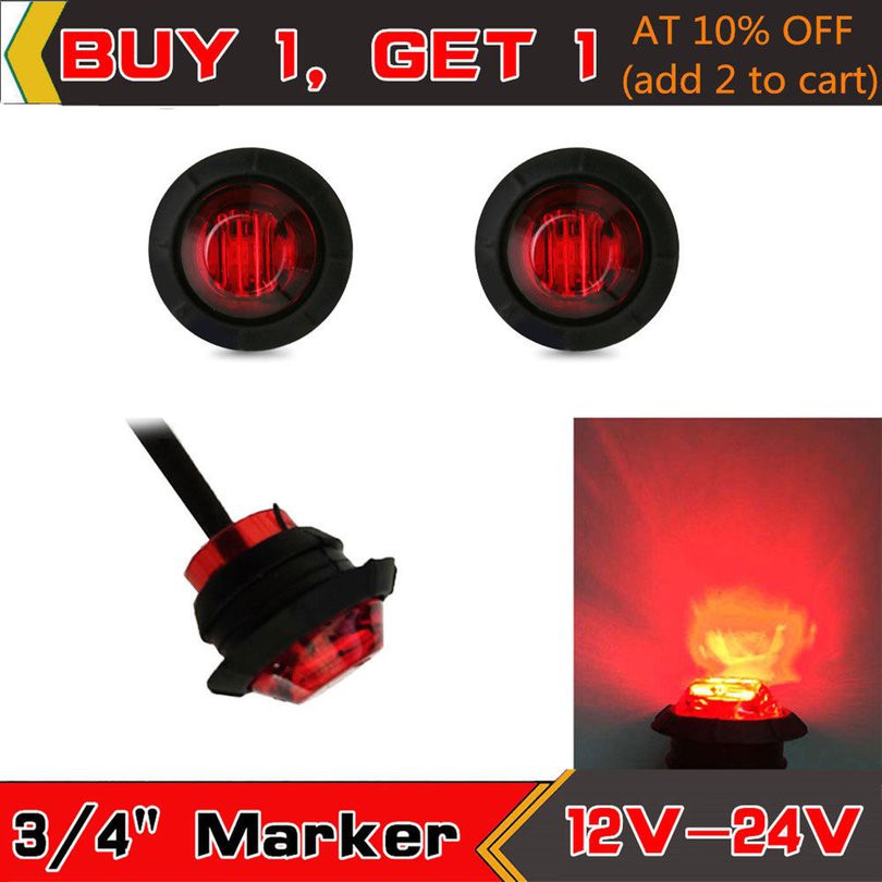 #ES 3LED Small Round Red Light Outdoor Camping Lamp Hiking Garden ...