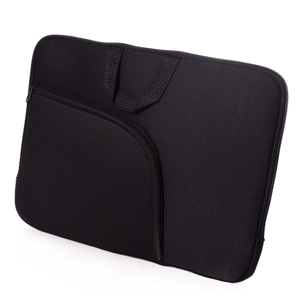 Bolsa Capa de Notebook Neoprene Espumada Preto Executiva Ziper em Metal | Shopee Brasil