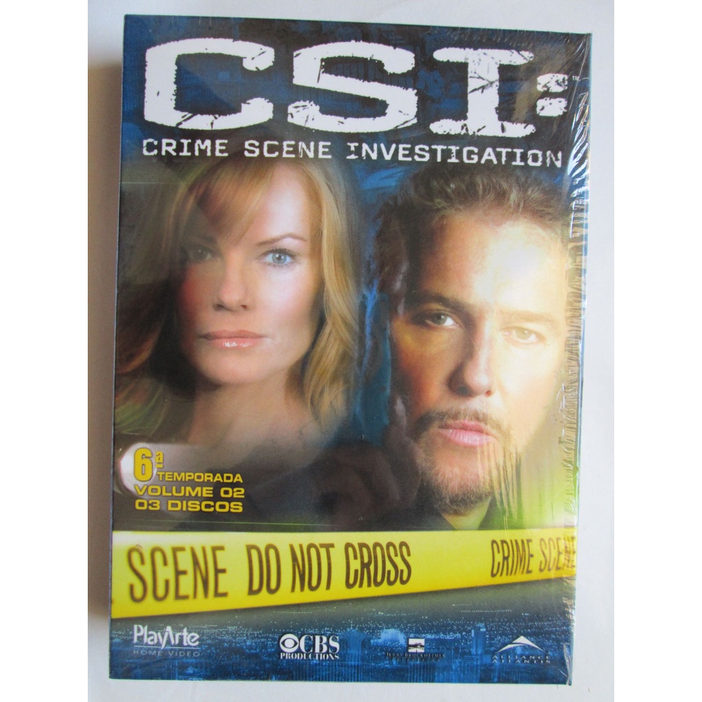 dvd csi crime scene investigation 6a temporada vol 2 (box 3 dvds ...