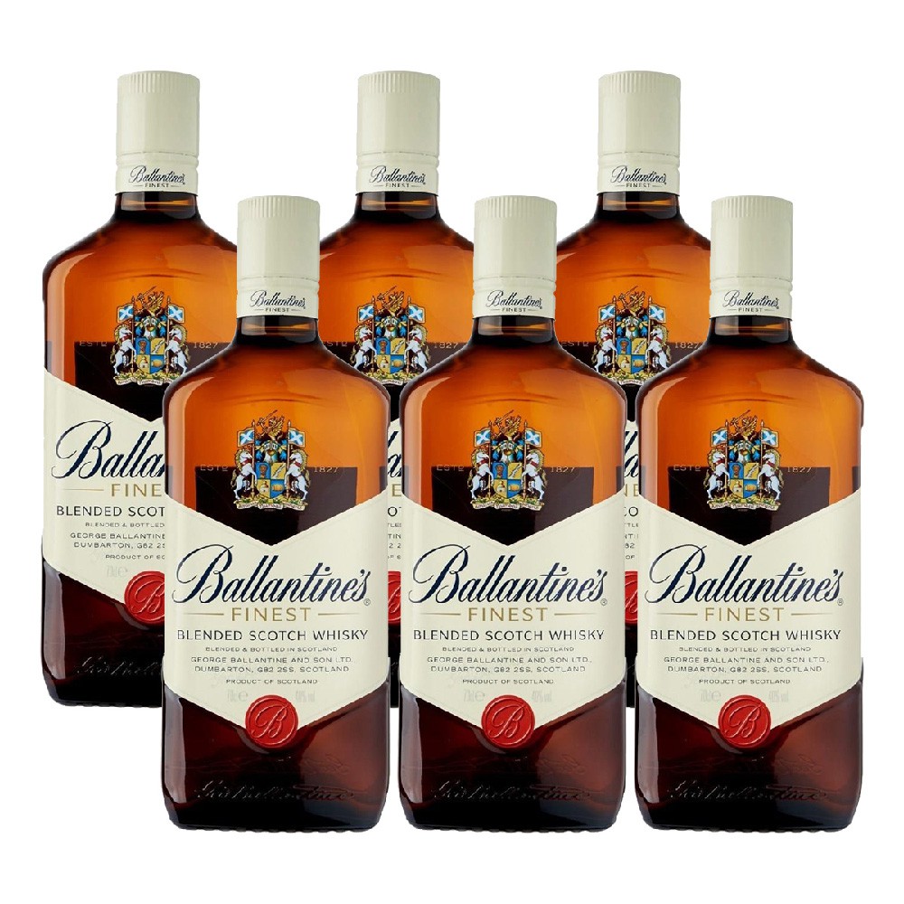 Combo Whisky Ballantines Finest - 6 Unidades | Shopee Brasil