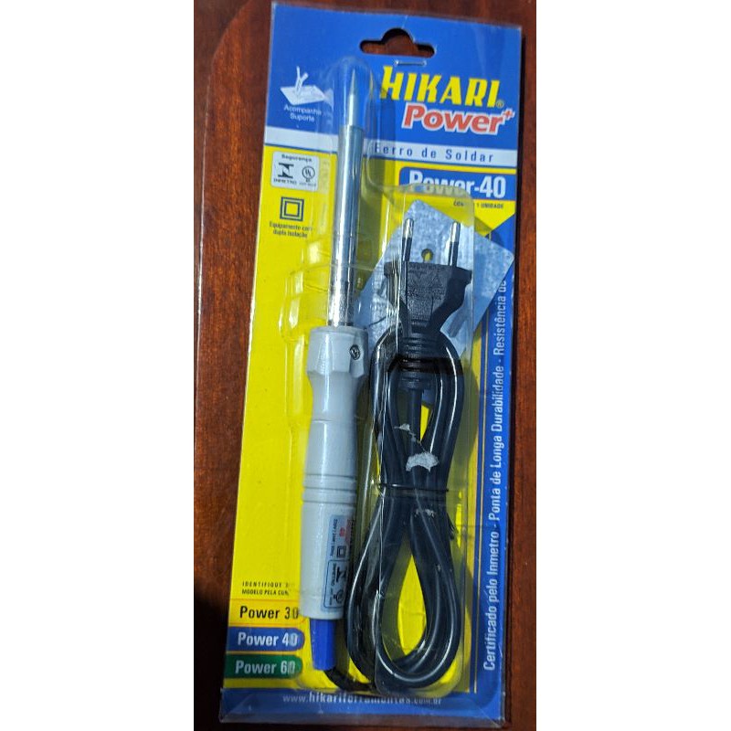 ferro de solda hikari Power 40 34w | Shopee Brasil
