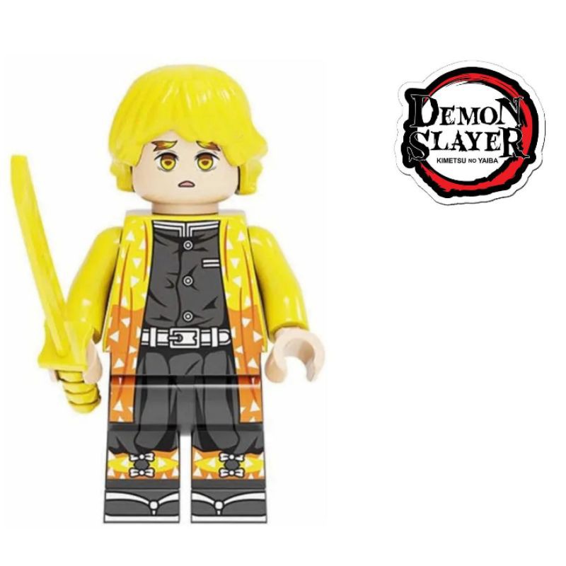 Lego Zenitsu Agatsuma / Deamon slayer | Shopee Brasil