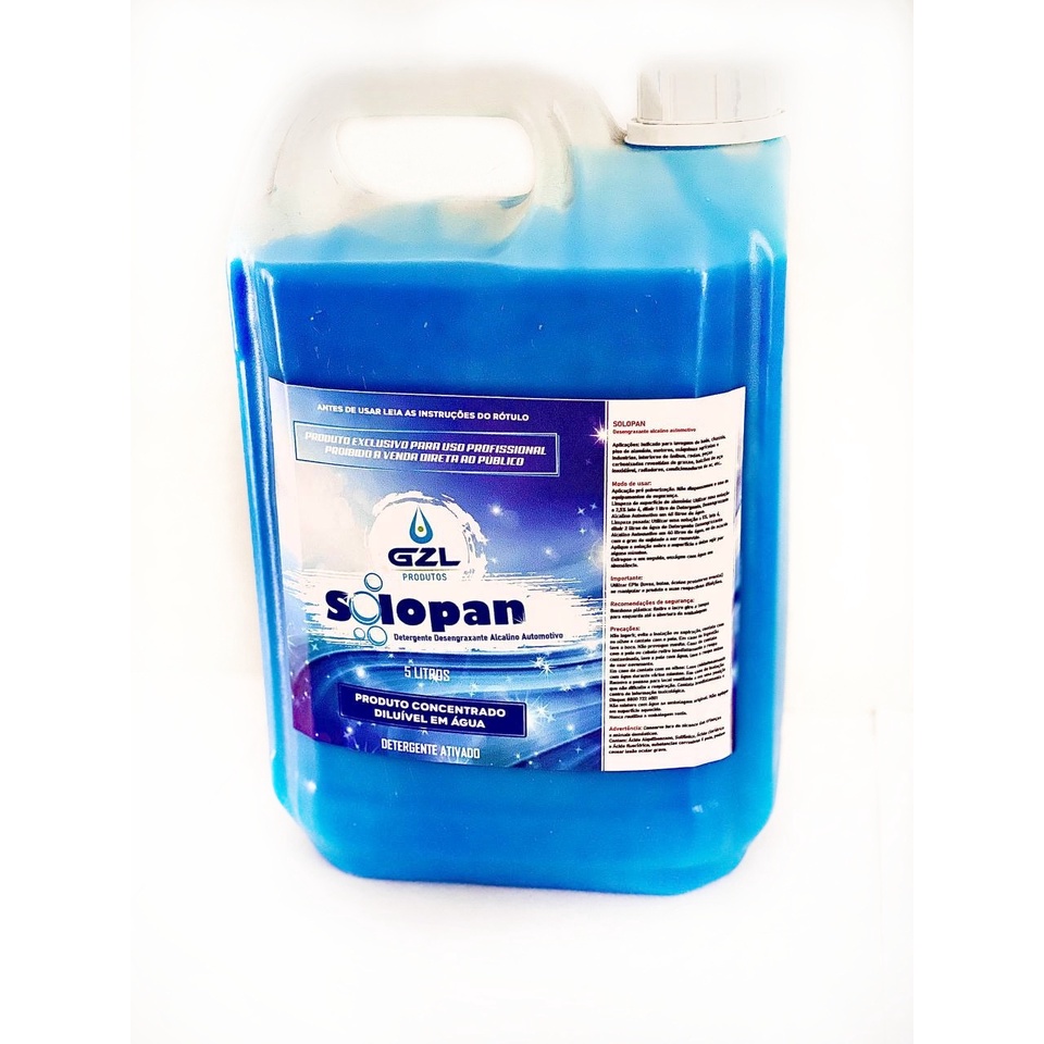 Solopan / Detergente Alcalino Automotivo/ | Shopee Brasil