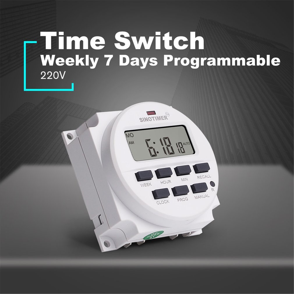 1 Timer Temporizador Digital Nano 220v - Original Sinotimer | Shopee Brasil