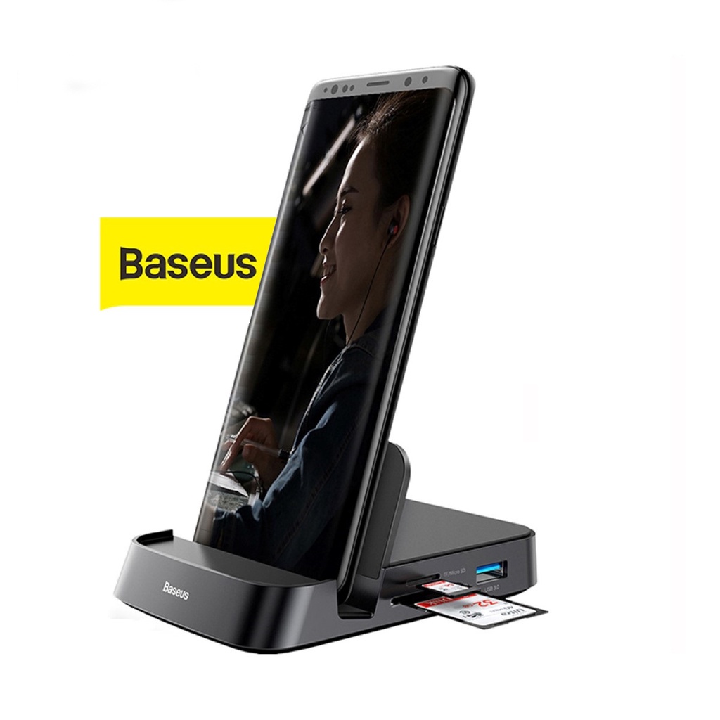 Dock Station Baseus 7 Em 1 Hub Para Smartphone Usb-c Hdmi 4k | Shopee ...