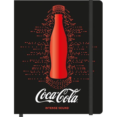 Caderneta De Anotação Capa Dura - Coca Cola Trends Intense Sound ...