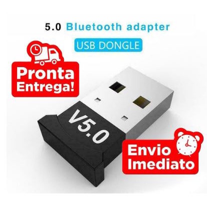 Adaptador Receptor USB Bluetooth 5.0 Plug para Notebook - Escorrega o Preço