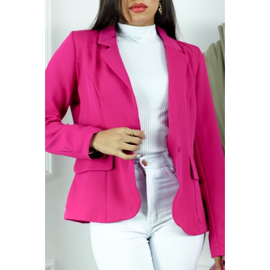 Blazer/Alfaiataria feminino/cores/ | Shopee Brasil