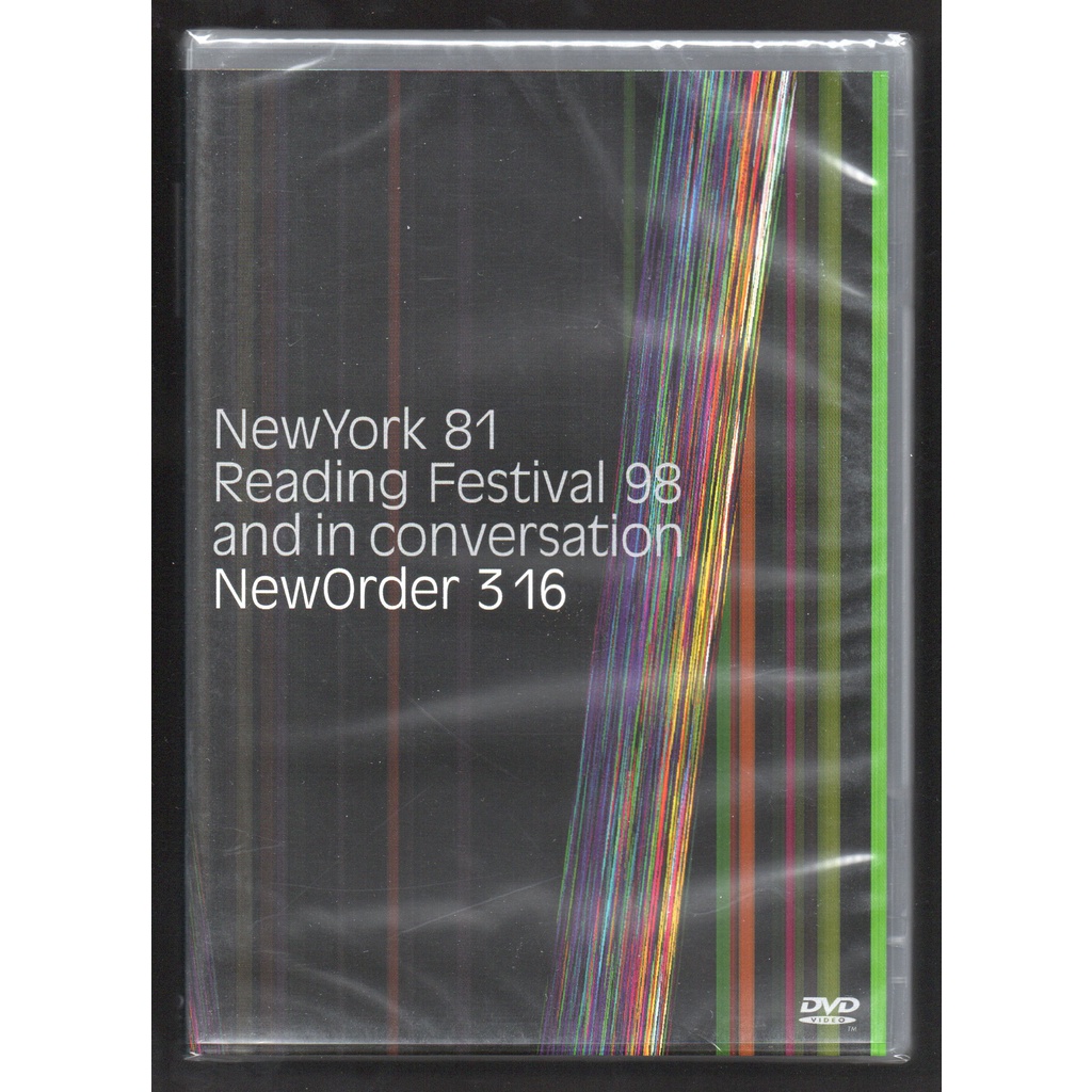 DVD New Order | 316 | New York 81 + Reading Festival 98 | And In Conversation (Lacrado) | Shopee ...