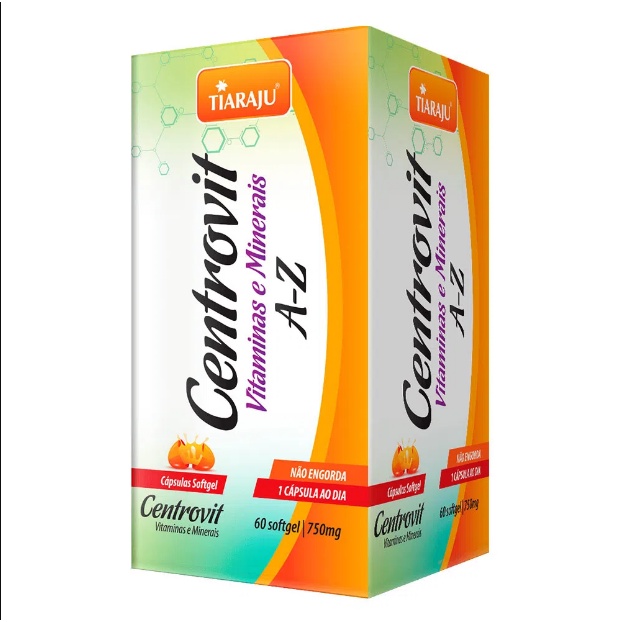 CENTROVIT 550MG 60 CAPS - TIARAJU | Shopee Brasil