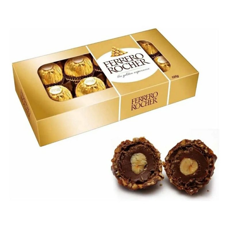 Ferrero Rocher Caixa com 8 Unidades | Shopee Brasil