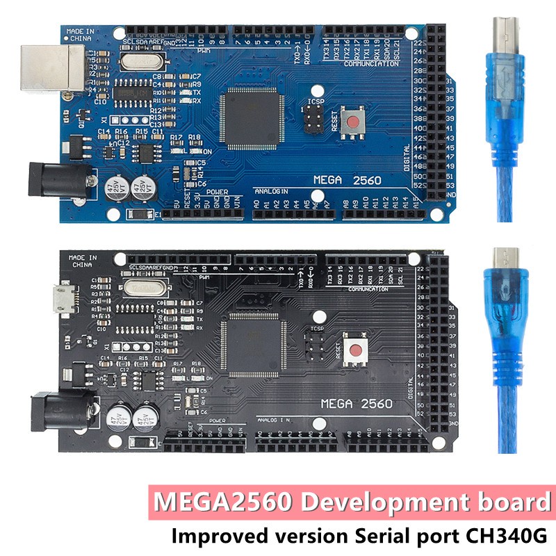 Mega2560 Mega 2560 R3 (Atmega2560-16au Ch340G) Placa De Desenvolvimento Placa Usb Avr Mega2560 ...