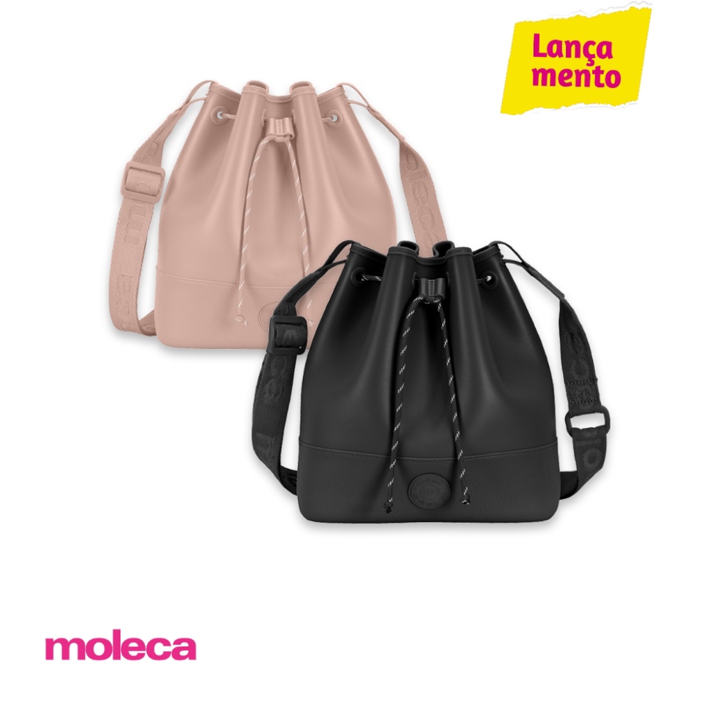 Bolsa Feminina Moleca Tiracolo Transversal Tipo Saco - Original | Shopee Brasil