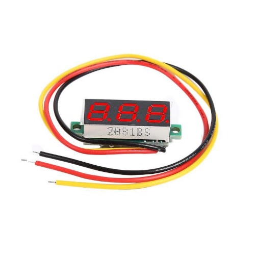 Mini Voltímetro Digital LCD com 0.28 Polegadas 12v, Painel Medidor de ...