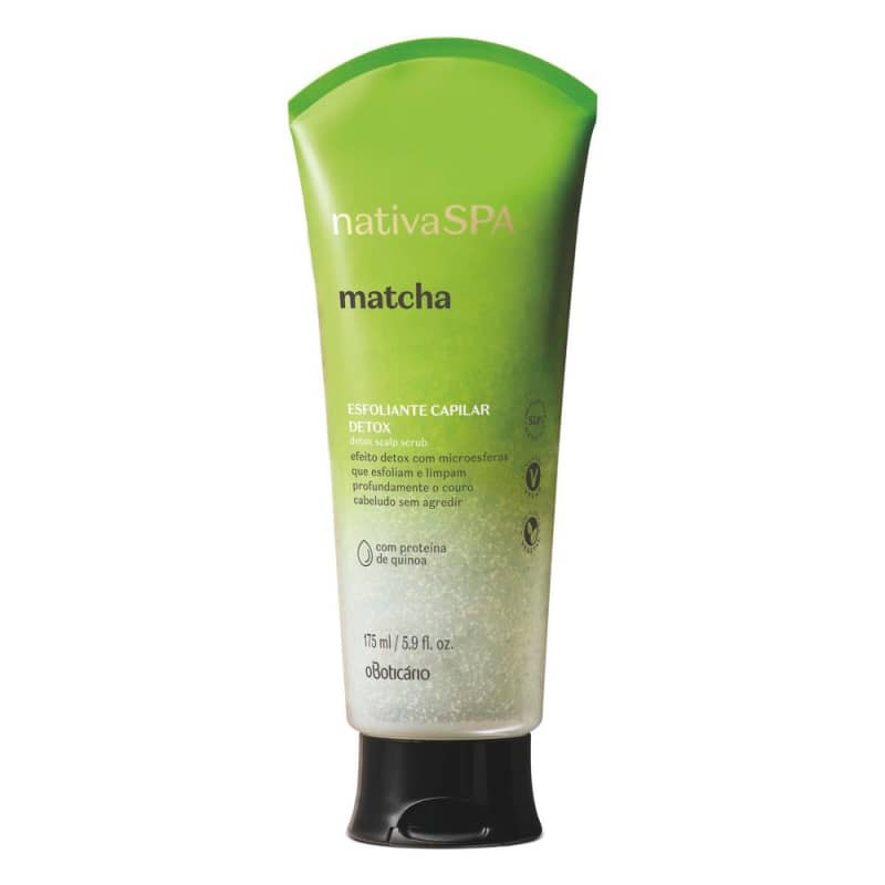 Nativa Spa Esfoliante Capilar Detox Matcha, 175 ml | Shopee Brasil