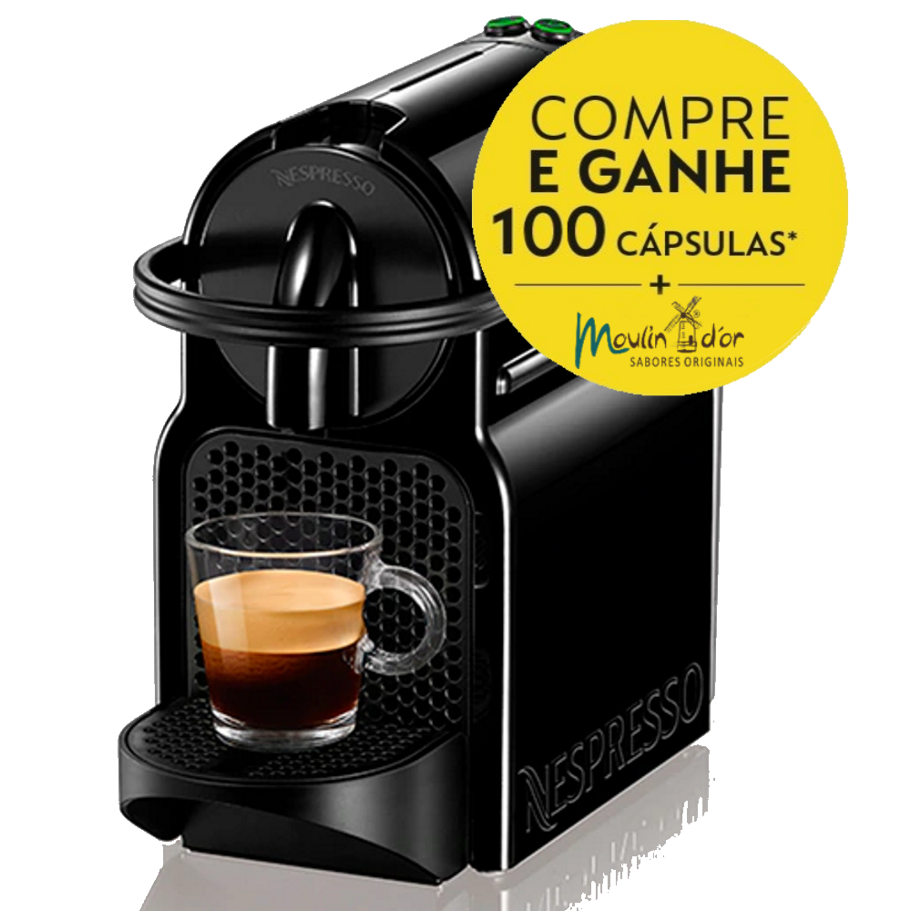 Cafeteira Nespresso Inissia D40 Preta 127v | Shopee Brasil