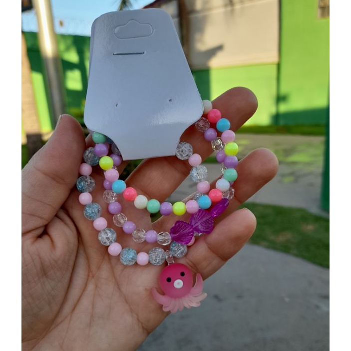 Pulseira infantil kit com 3 unidades | Shopee Brasil