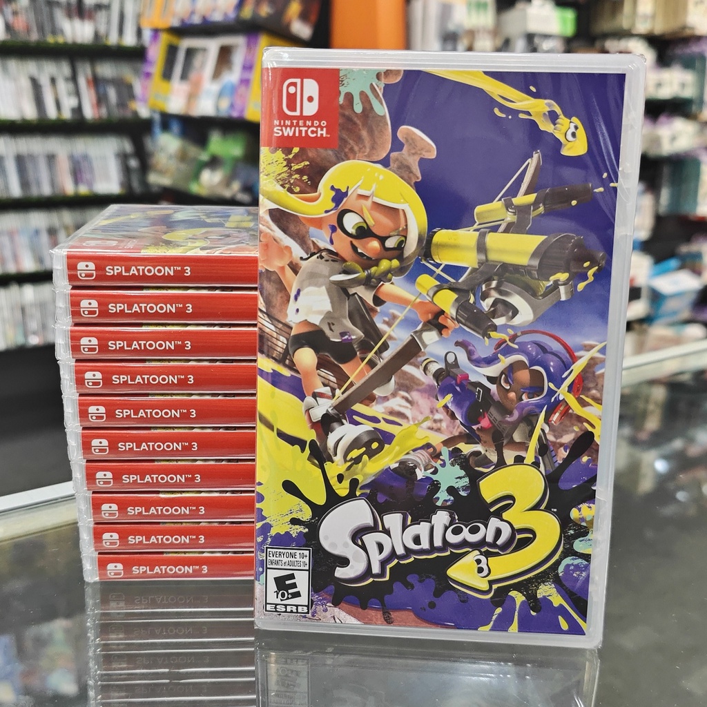 Splatoon 3 Nintendo Switch Jogos MíDia FíSica Novo Switch Jogos de tiro ...